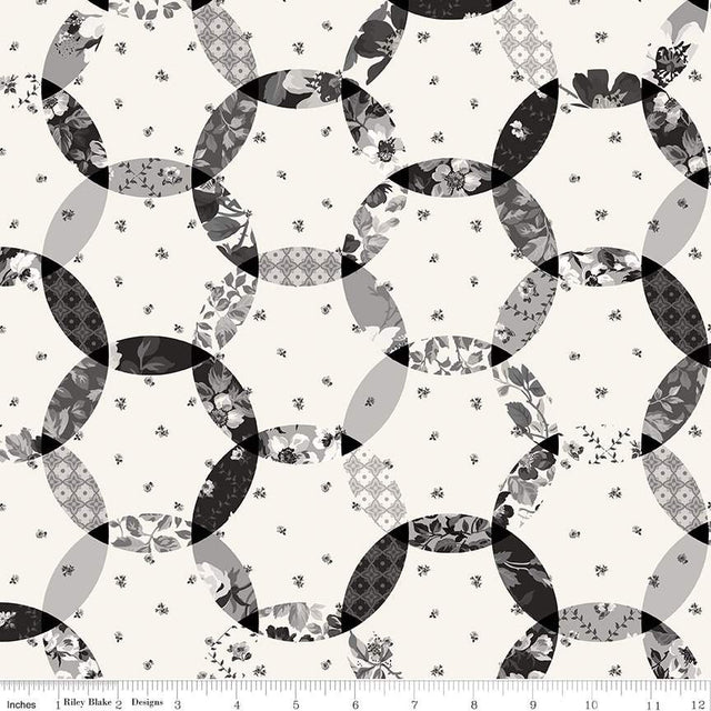 Ink & Ivory Cheater Print Ivory Riley Blake Designs by the Yard – Block ...