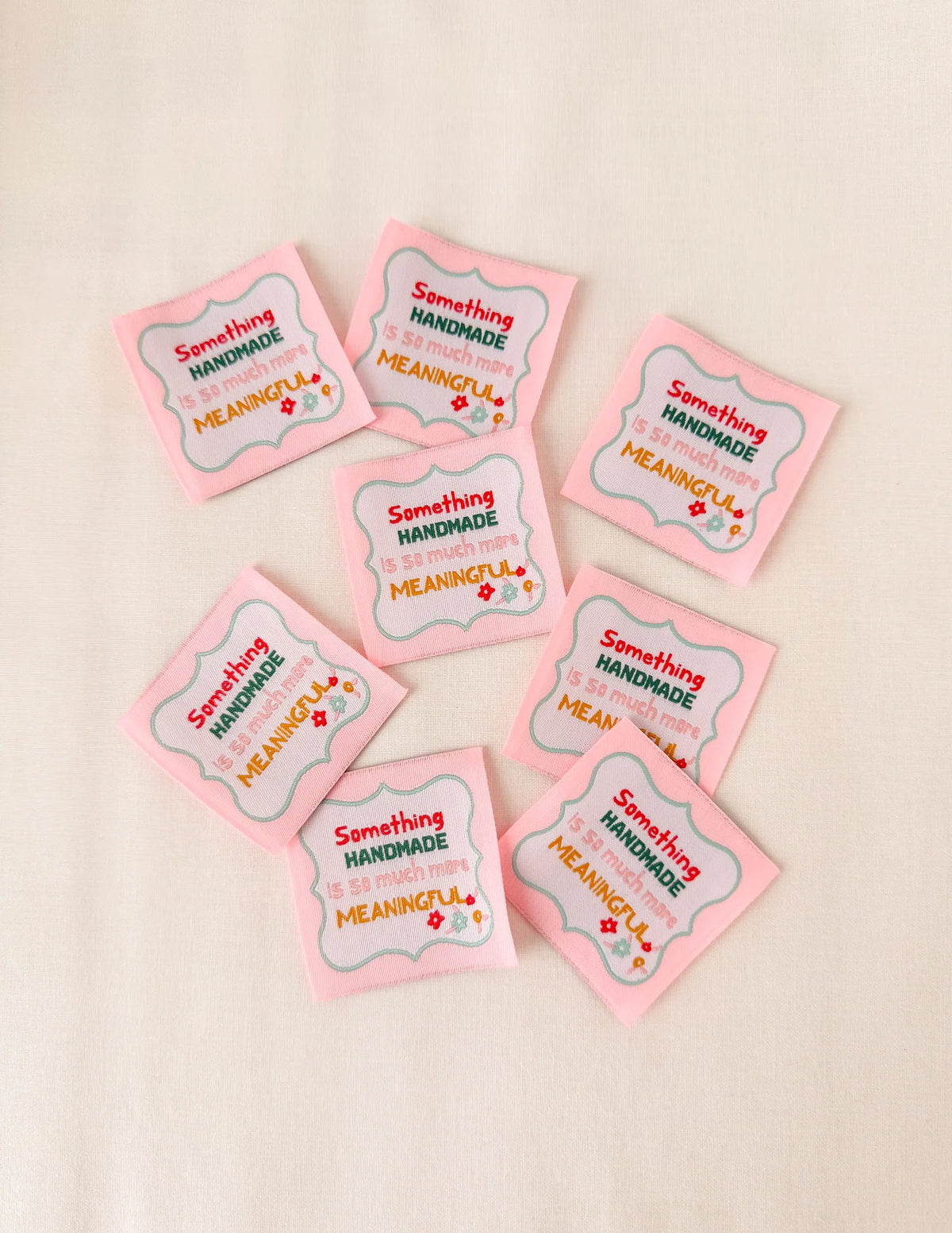Something Handmade is More Meaningful Woven Quilt Labels Minki Kim #01 ...