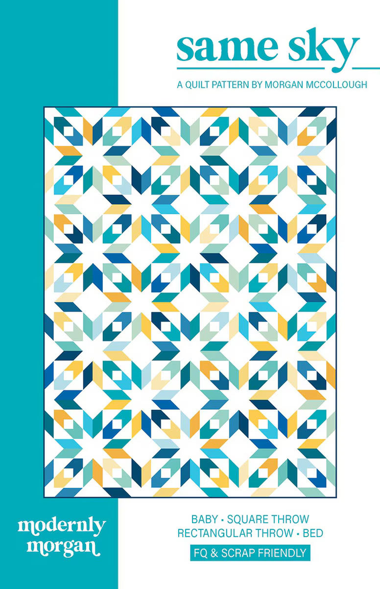 Same Sky Quilt Pattern by Modernly Morgan – Block Party Quilt Co
